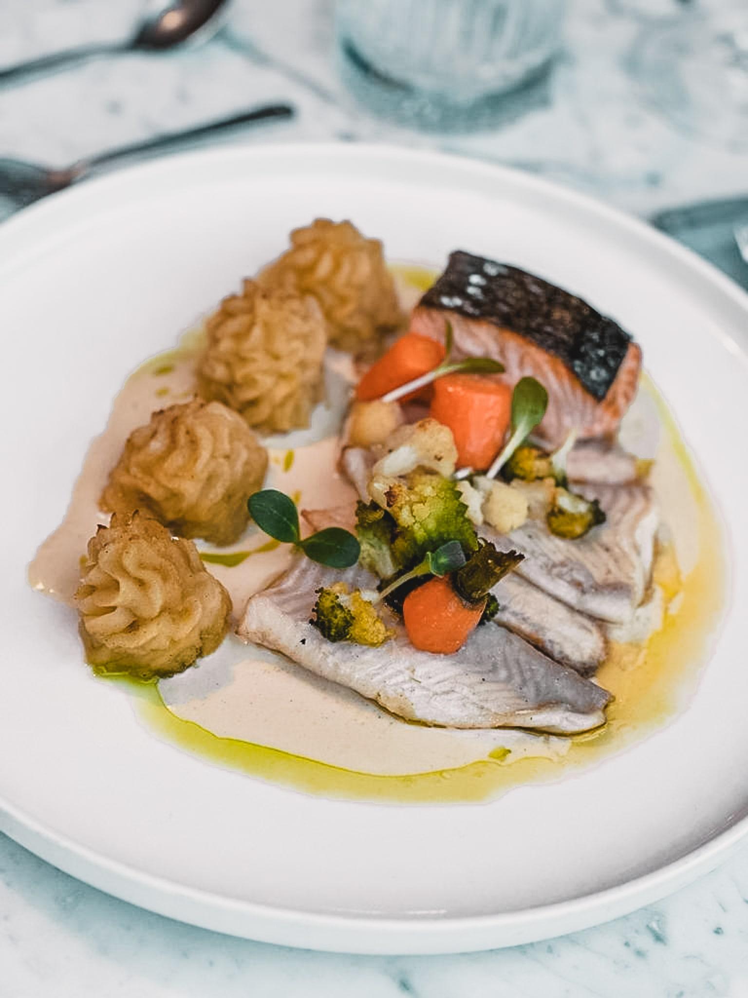 Lunchen bij visrestaurant La Perla Aalst