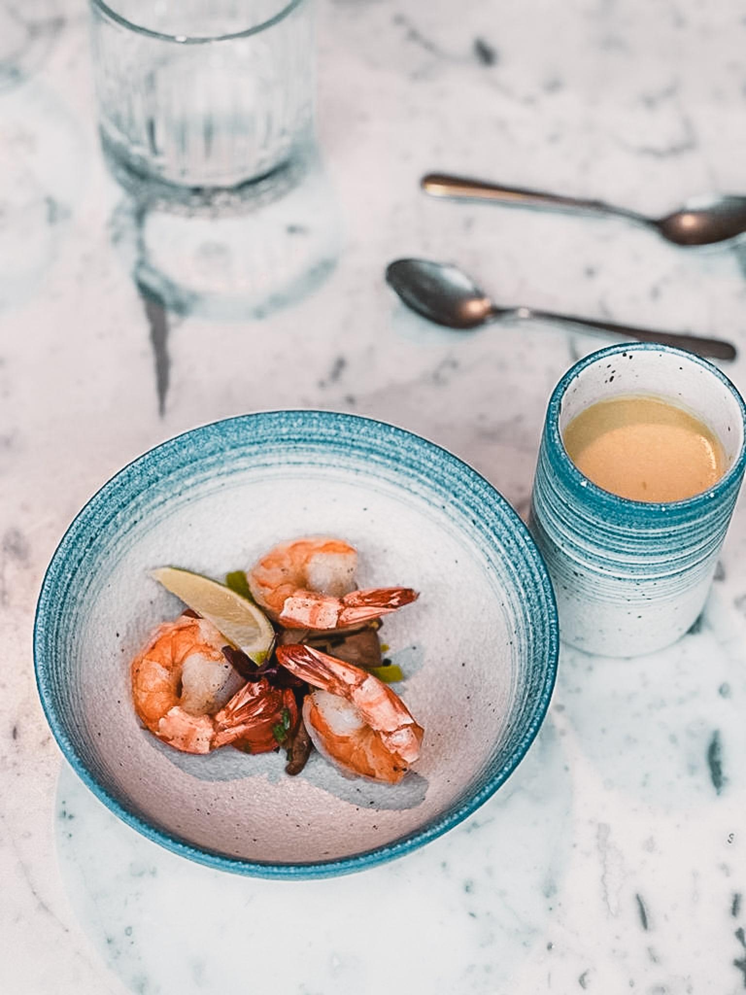 Lunchen bij visrestaurant La Perla Aalst