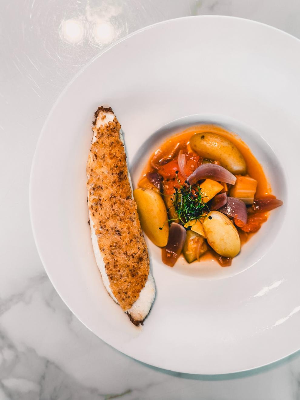 Lunchen bij visrestaurant La Perla Aalst